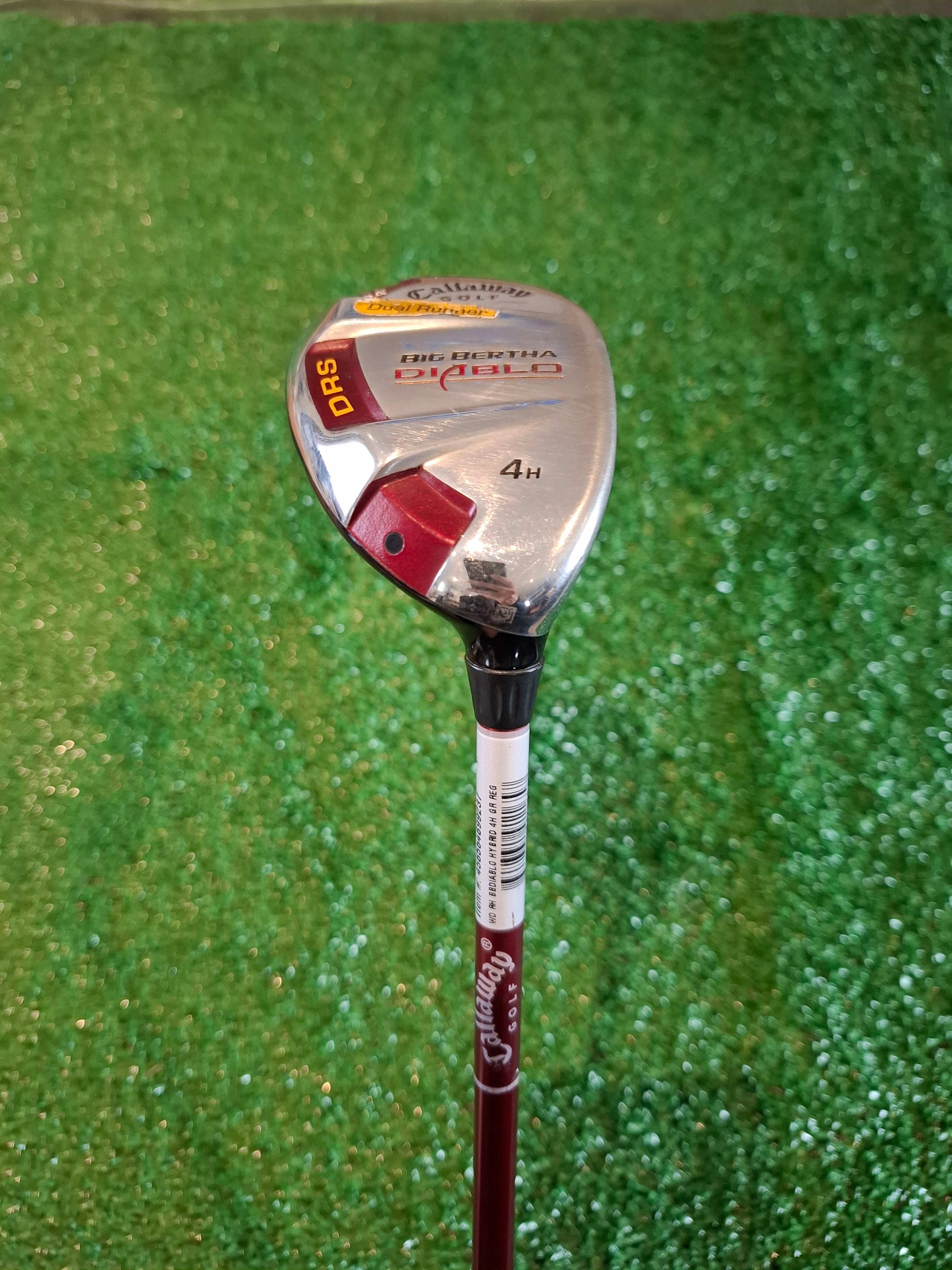 Callaway Big Bertha Diablo 24° 4 Hybrid with Callaway 60g Regular Shaf ...