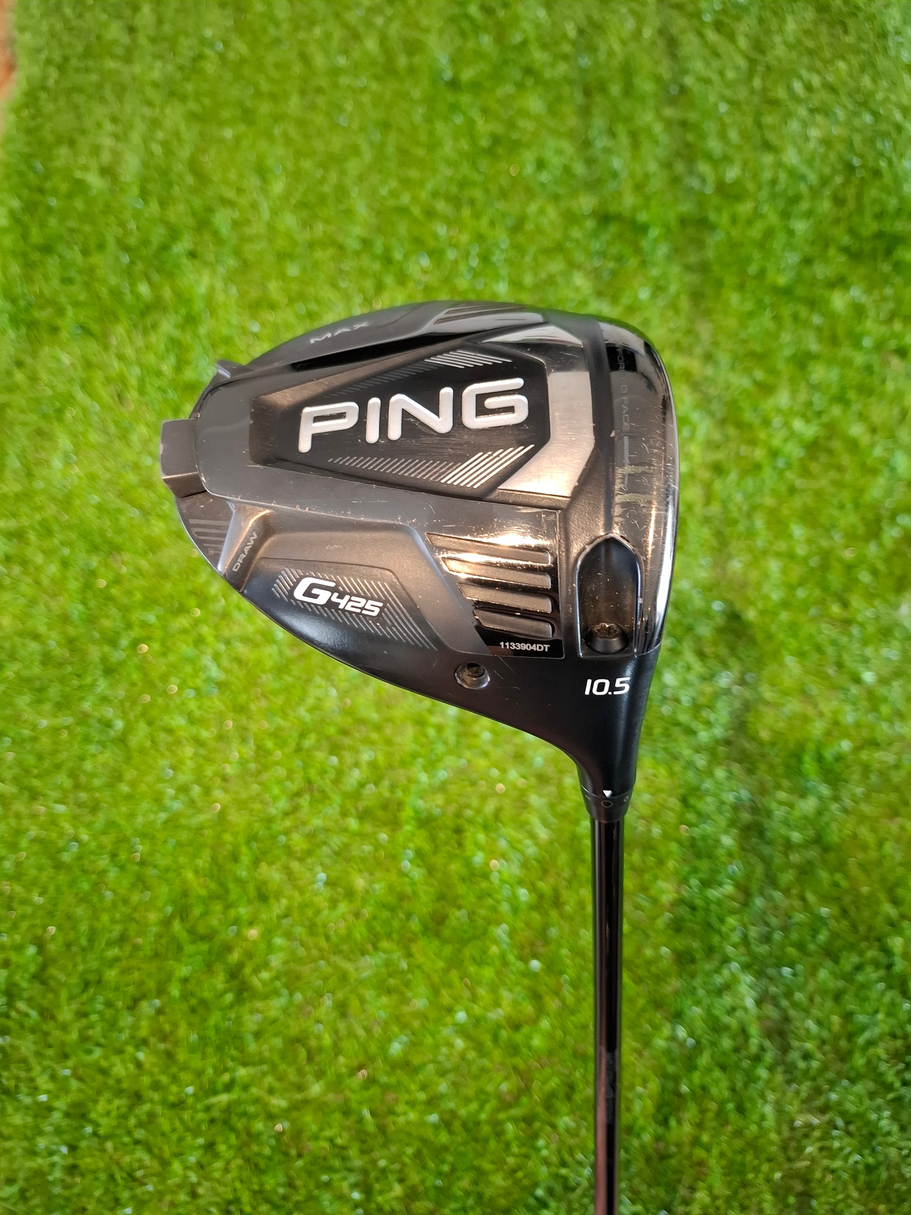 PING G425 Max 10.5° Driver with Hzrdus Smoke 6.0 60g Stiff Shaft ...